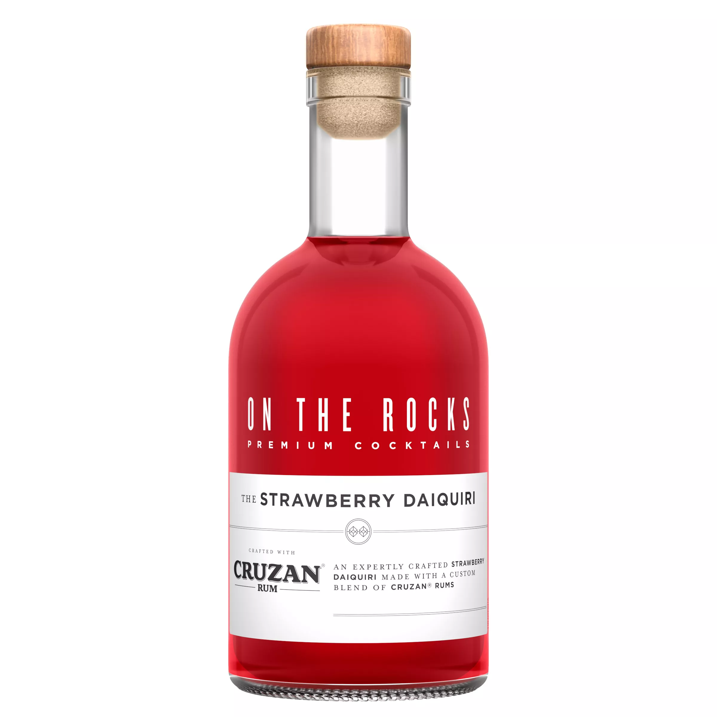 Strawberry Daiquiri Cocktail with Cruzan® Rum | On The Rocks